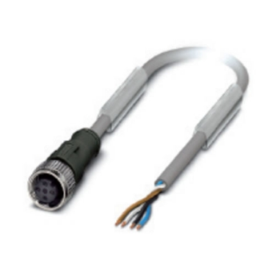 Cabo M12 Fêmea 4 Pinos reto Phoenix Contact - 1420108 - Citisystems