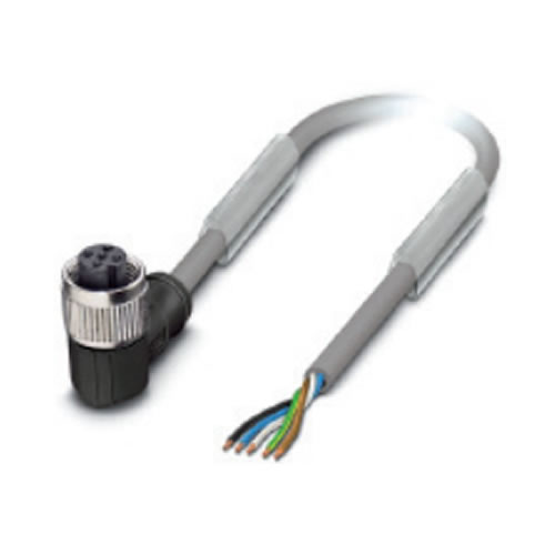 Cabo M12 Fêmea 5 Pinos angular Phoenix Contact - 1420189 - Citisystems